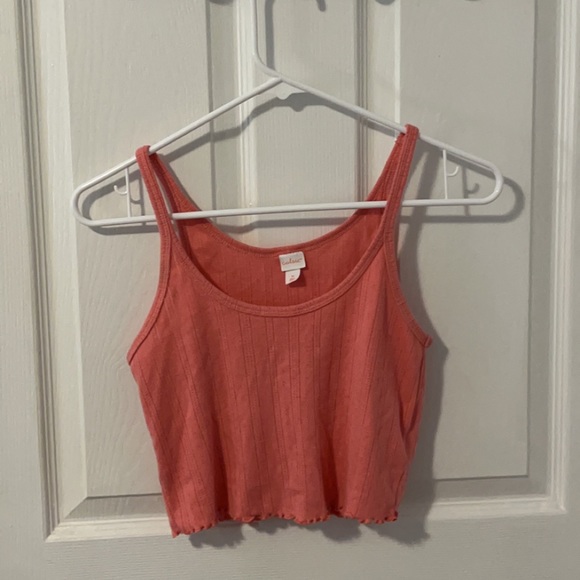 Colsie | Tops | Medium Pink Cropped Tank | Poshmark